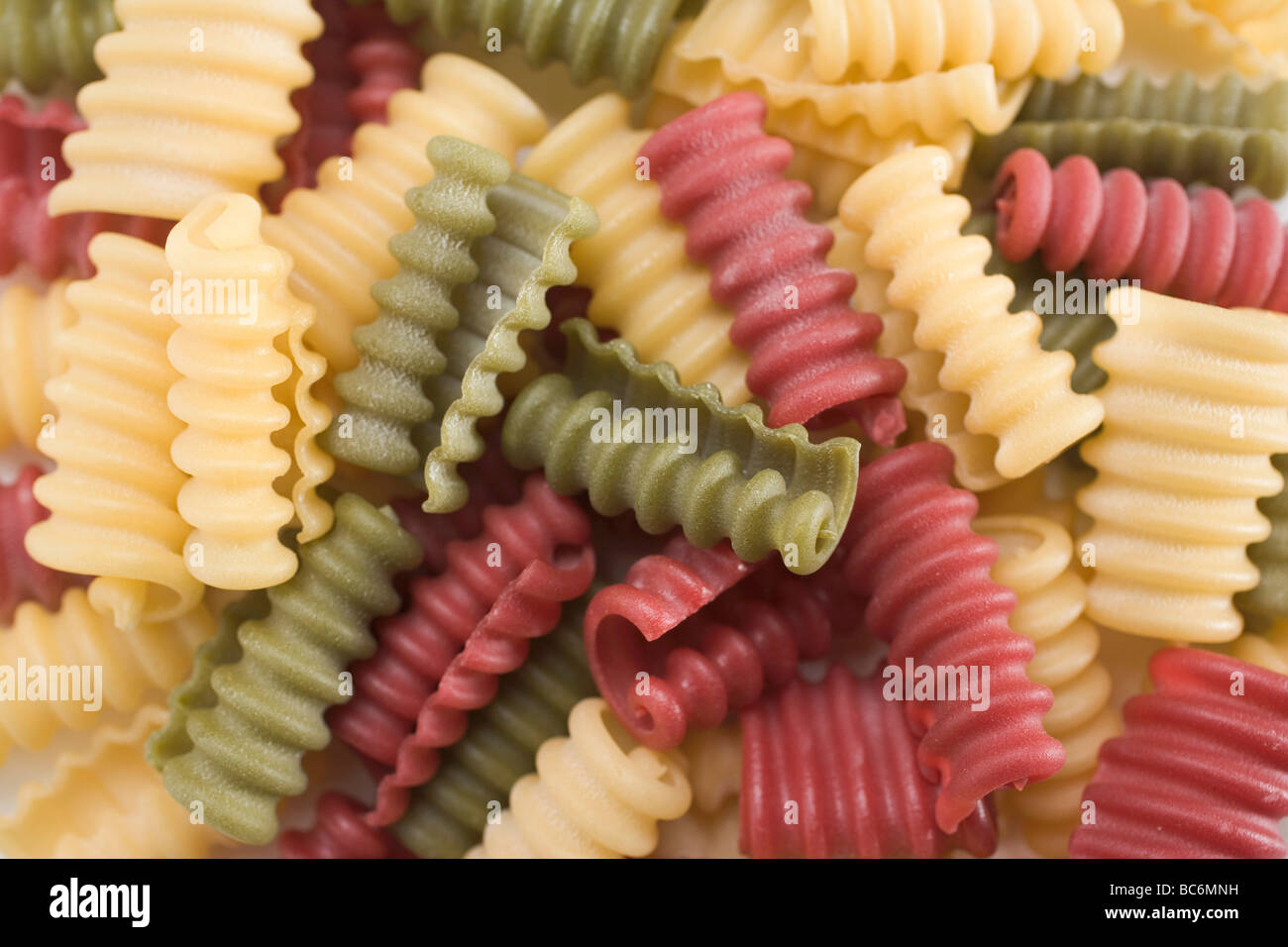 Coloured riccioli (full-frame Stock Photo - Alamy
