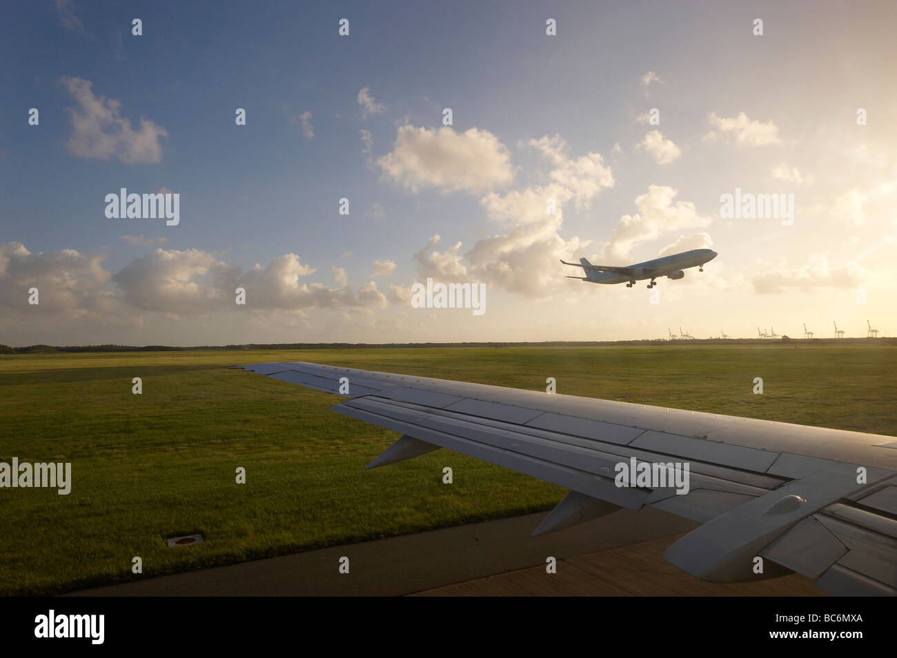 Aircraft taking off Stock Photo - Alamy