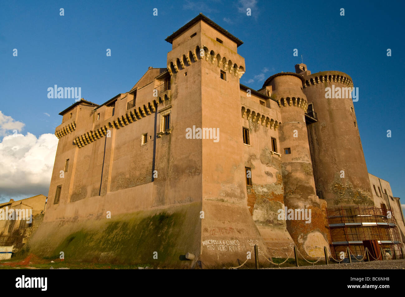 Castello Orsini, Orsini Castle, Santa Severa, Lazio, Italy Stock Photo ...