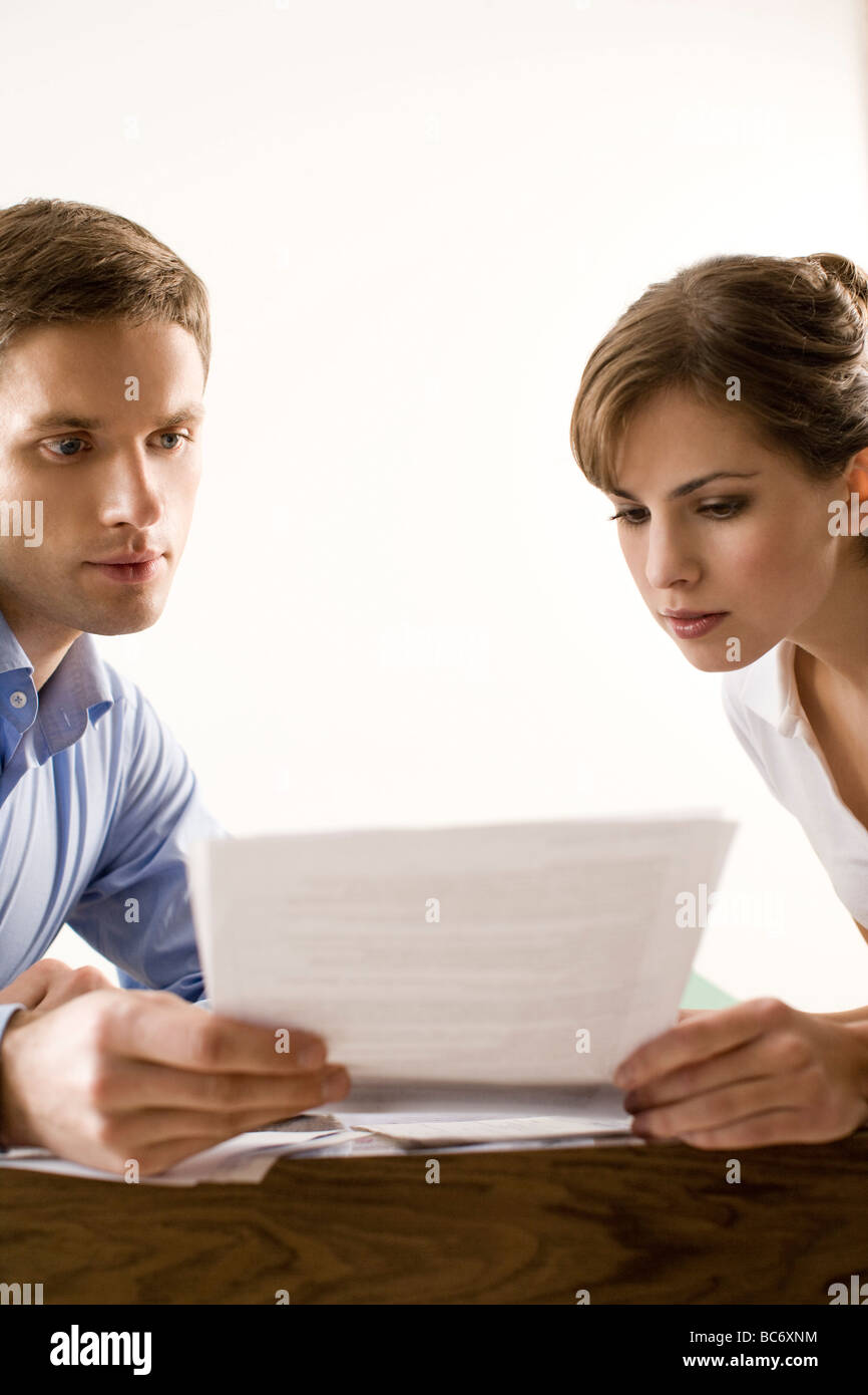 Document read hi-res stock photography and images - Alamy