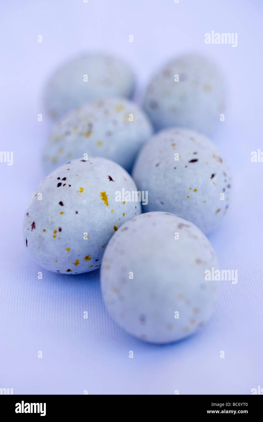 Pale blue Easter eggs Stock Photo - Alamy