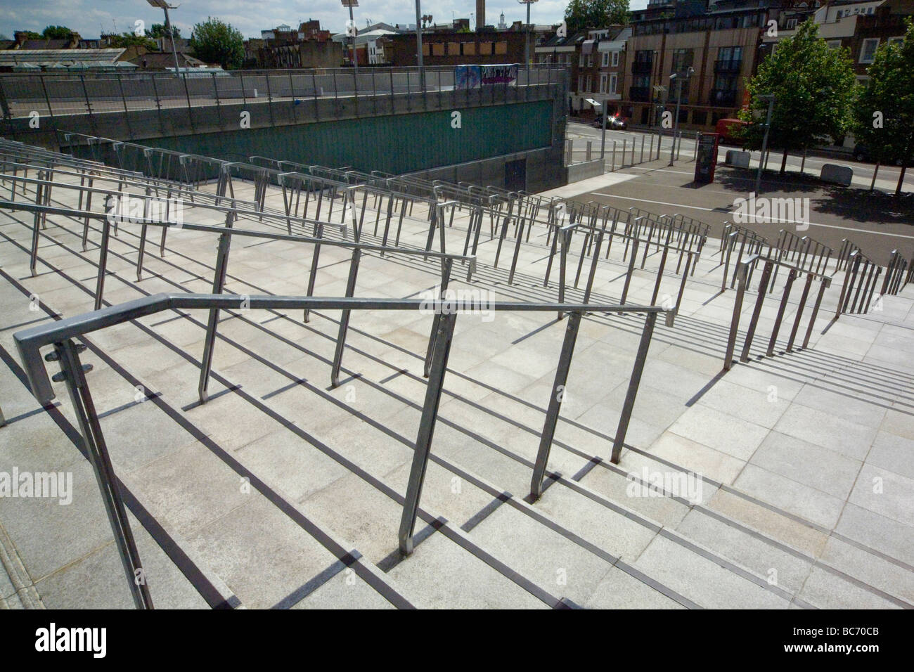 Steep metal stairs hi-res stock photography and images - Alamy