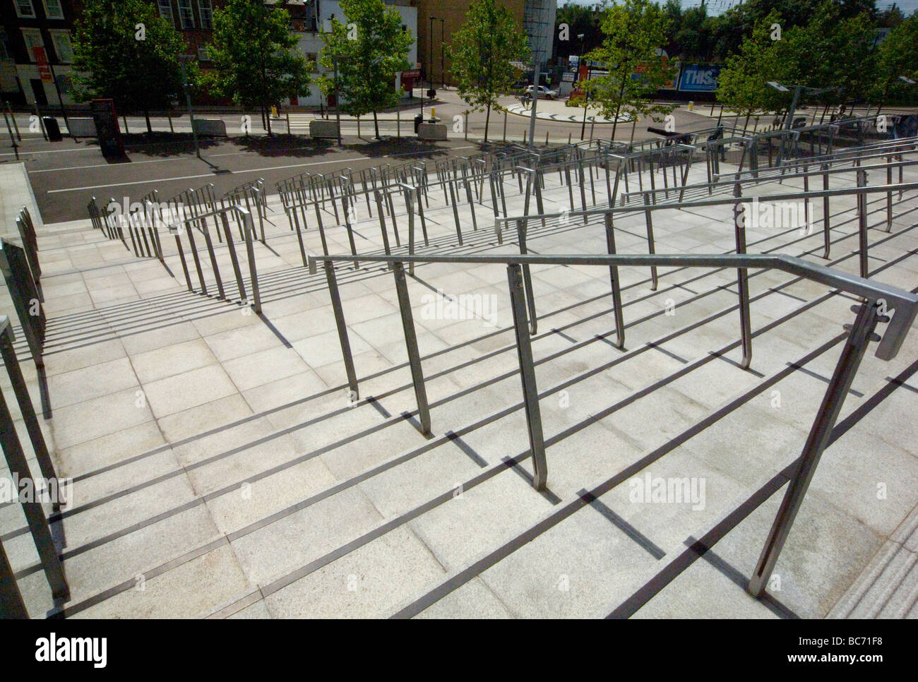 Steep metal stairs hi-res stock photography and images - Alamy