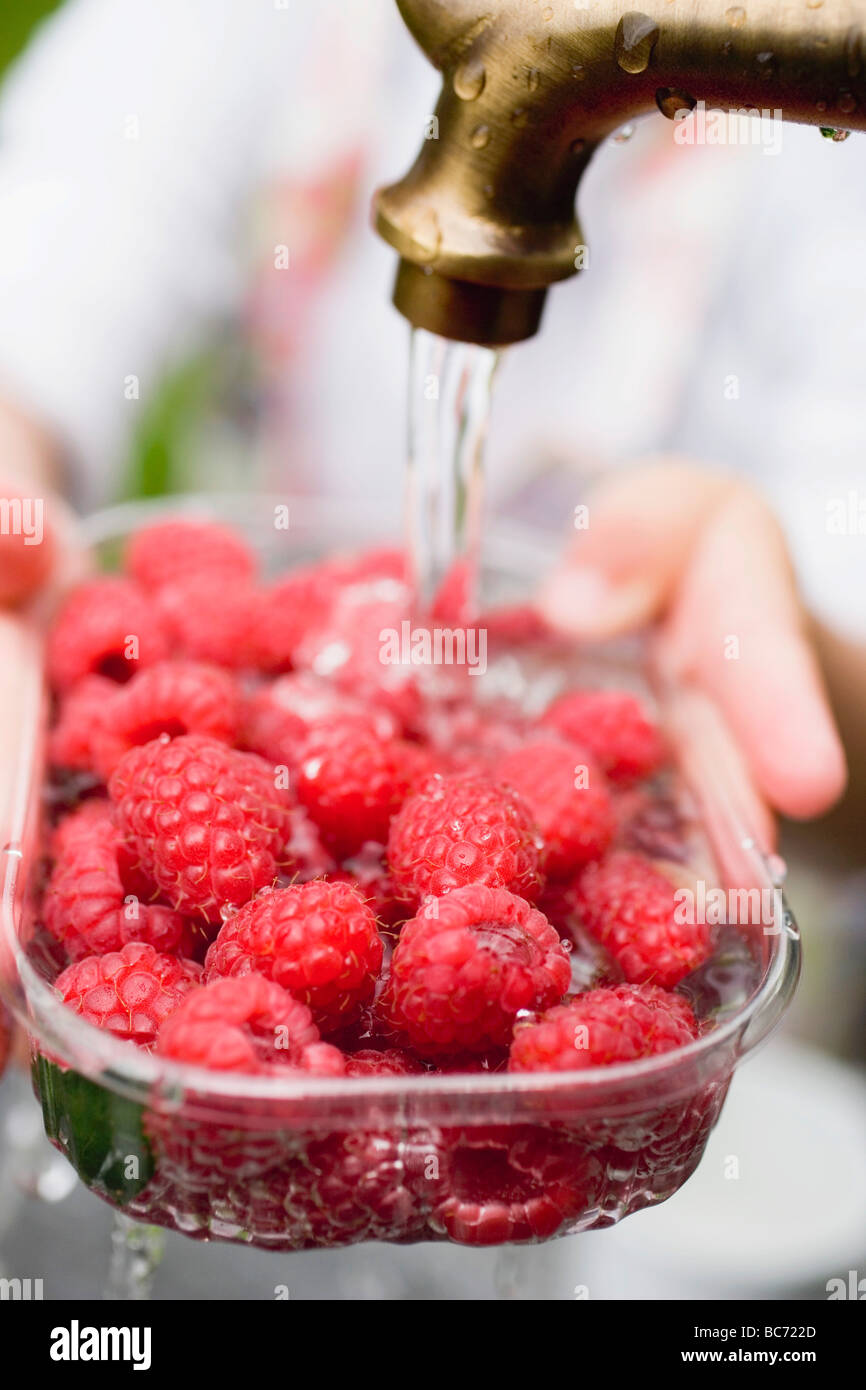 Washing raspberries hi-res stock photography and images - Alamy