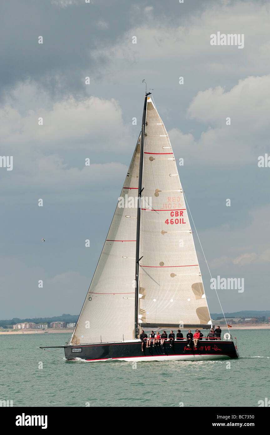 Round the Island Race 2009 Stock Photo - Alamy