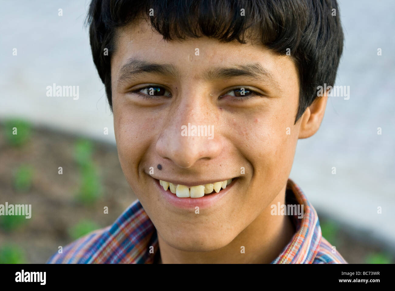 Smiling Iranian Boy in Yazd Iran Stock Photo - Alamy