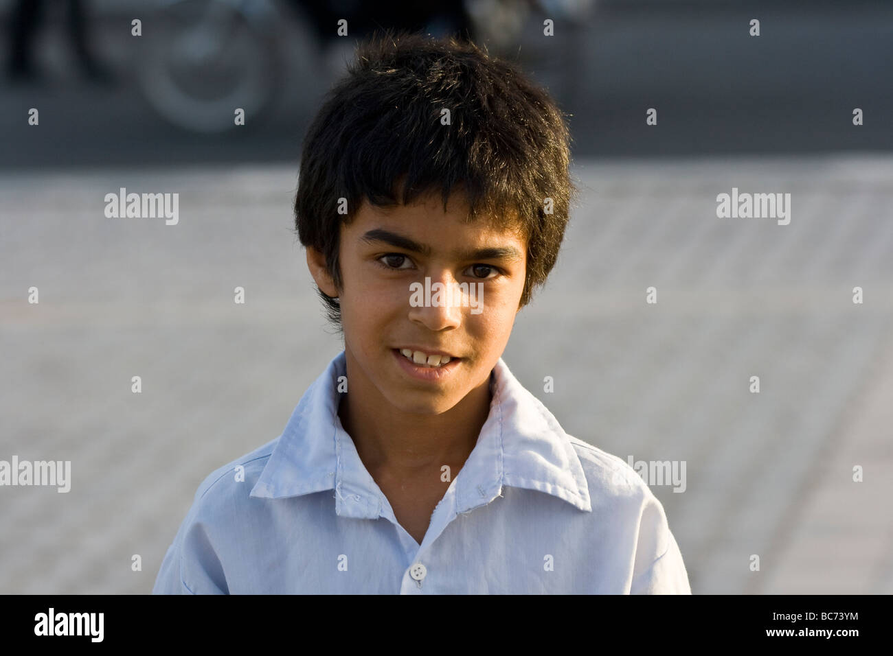 Smiling Iranian Boy in Yazd Iran Stock Photo - Alamy