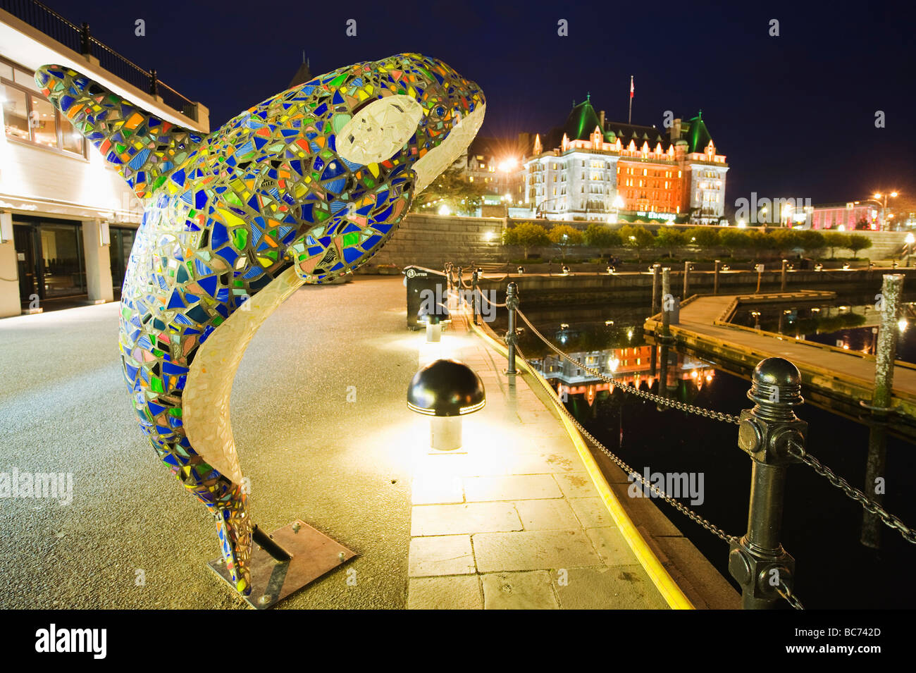 James Bay Inner Harbour Victoria Vancouver Island British Columbia ...