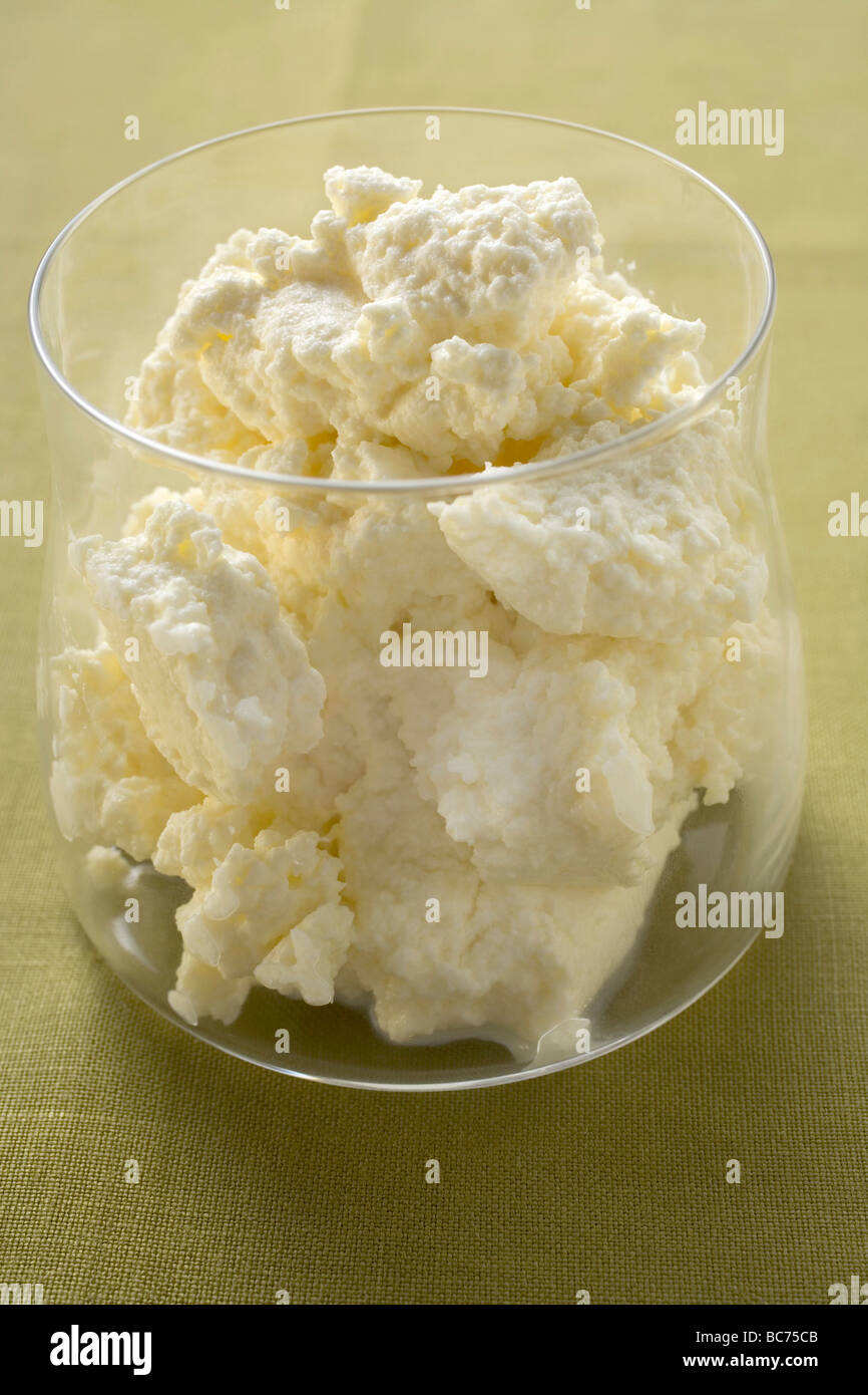 Quark in glass Stock Photo - Alamy