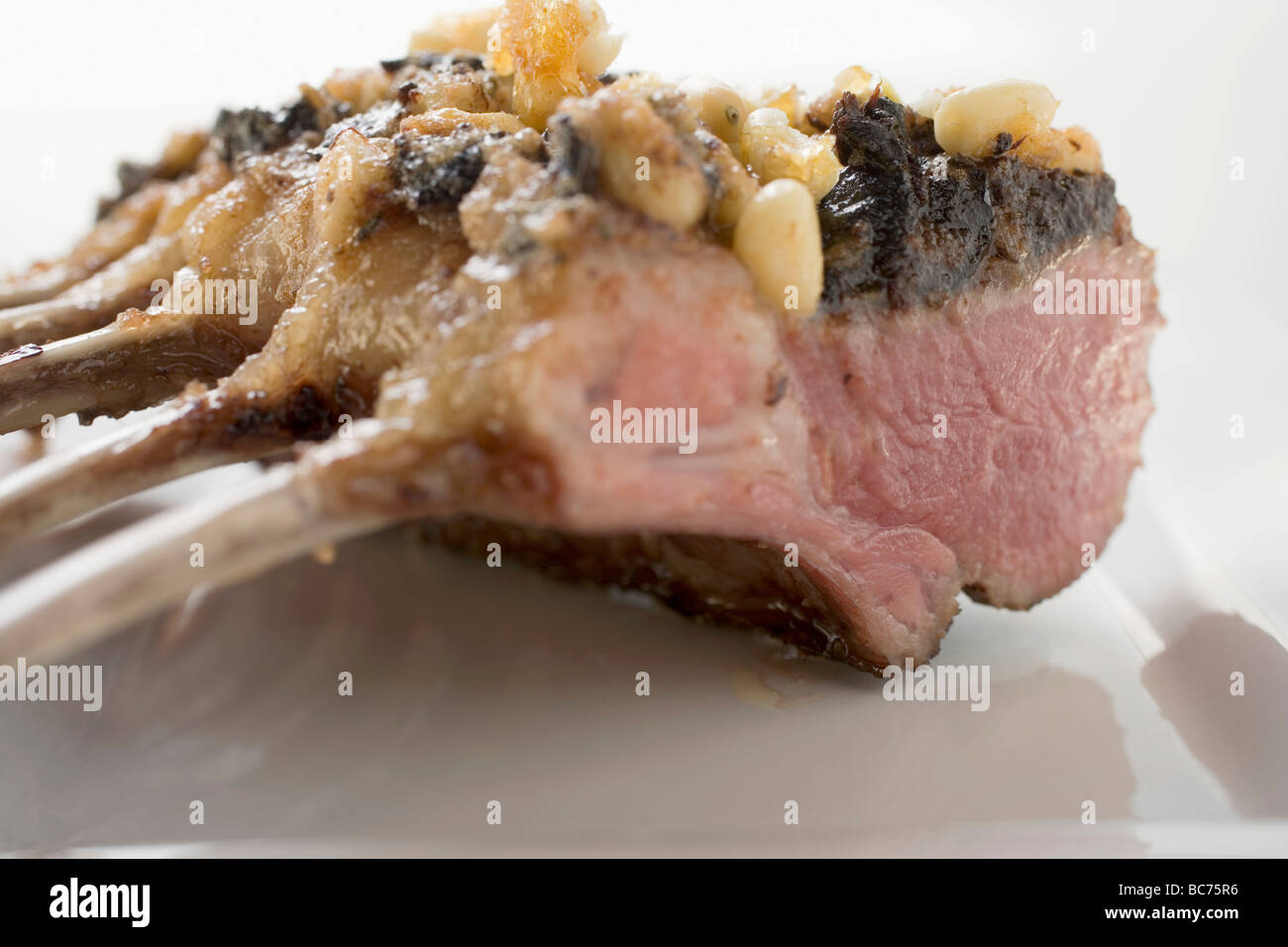 Rack of lamb pesto hi-res stock photography and images - Alamy