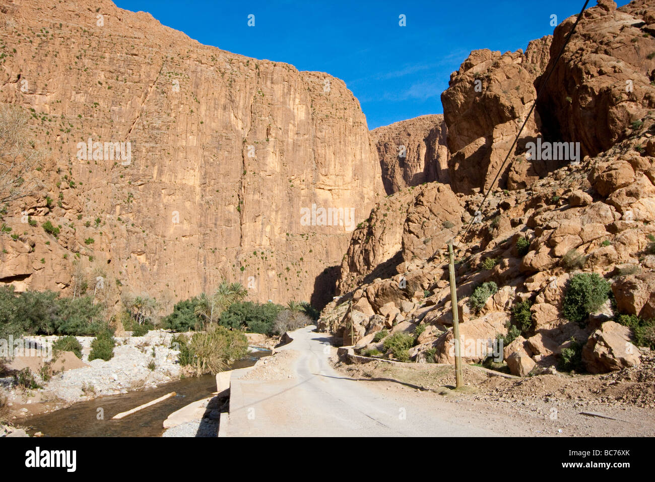 Entrance to Todra Gorge in Morocco Stock Photo - Alamy