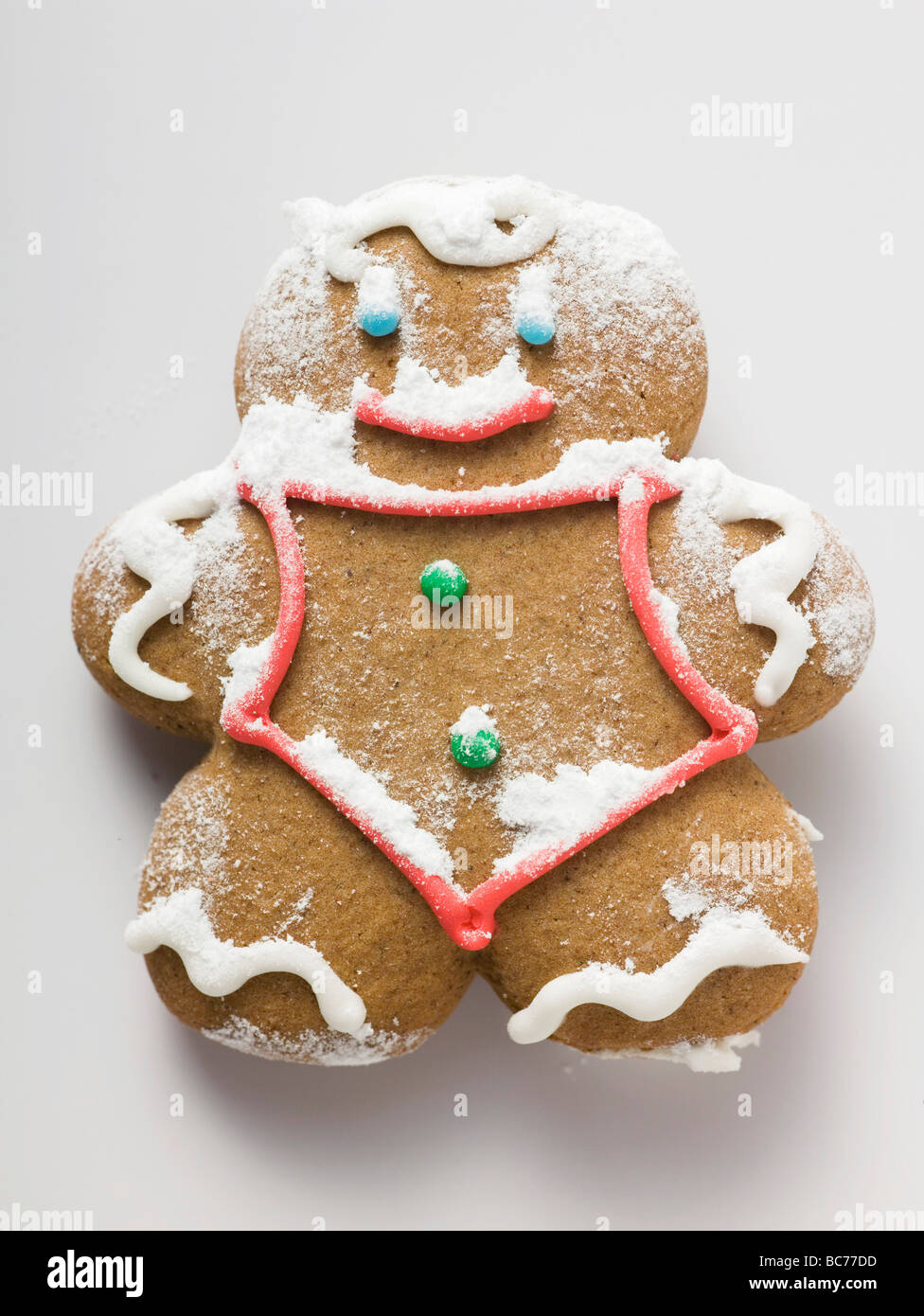 Sugared gingerbread man Stock Photo - Alamy