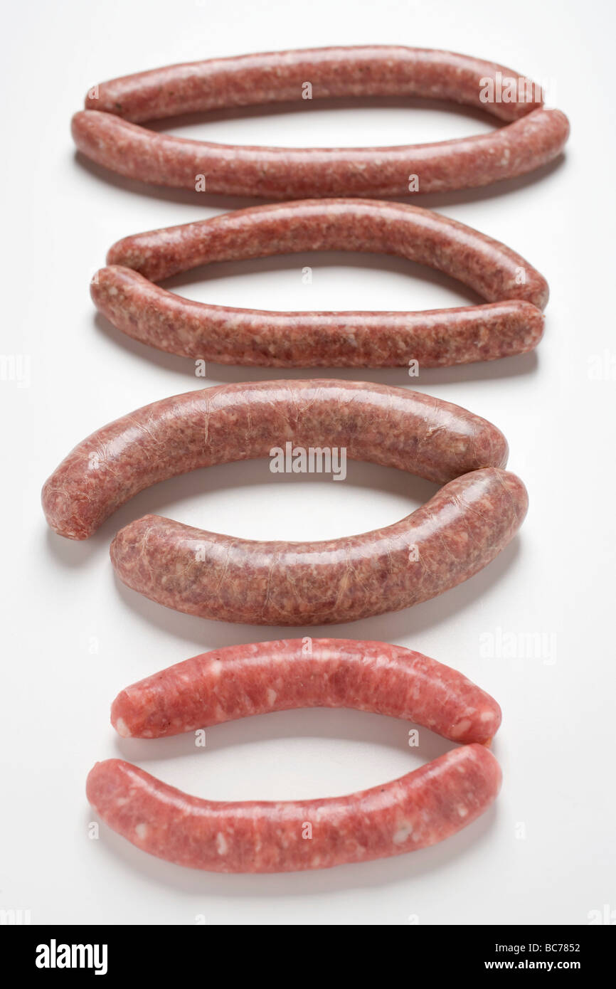Various types of sausages Stock Photo - Alamy