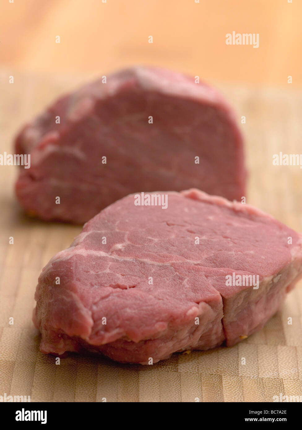 Two beef medallions Stock Photo - Alamy