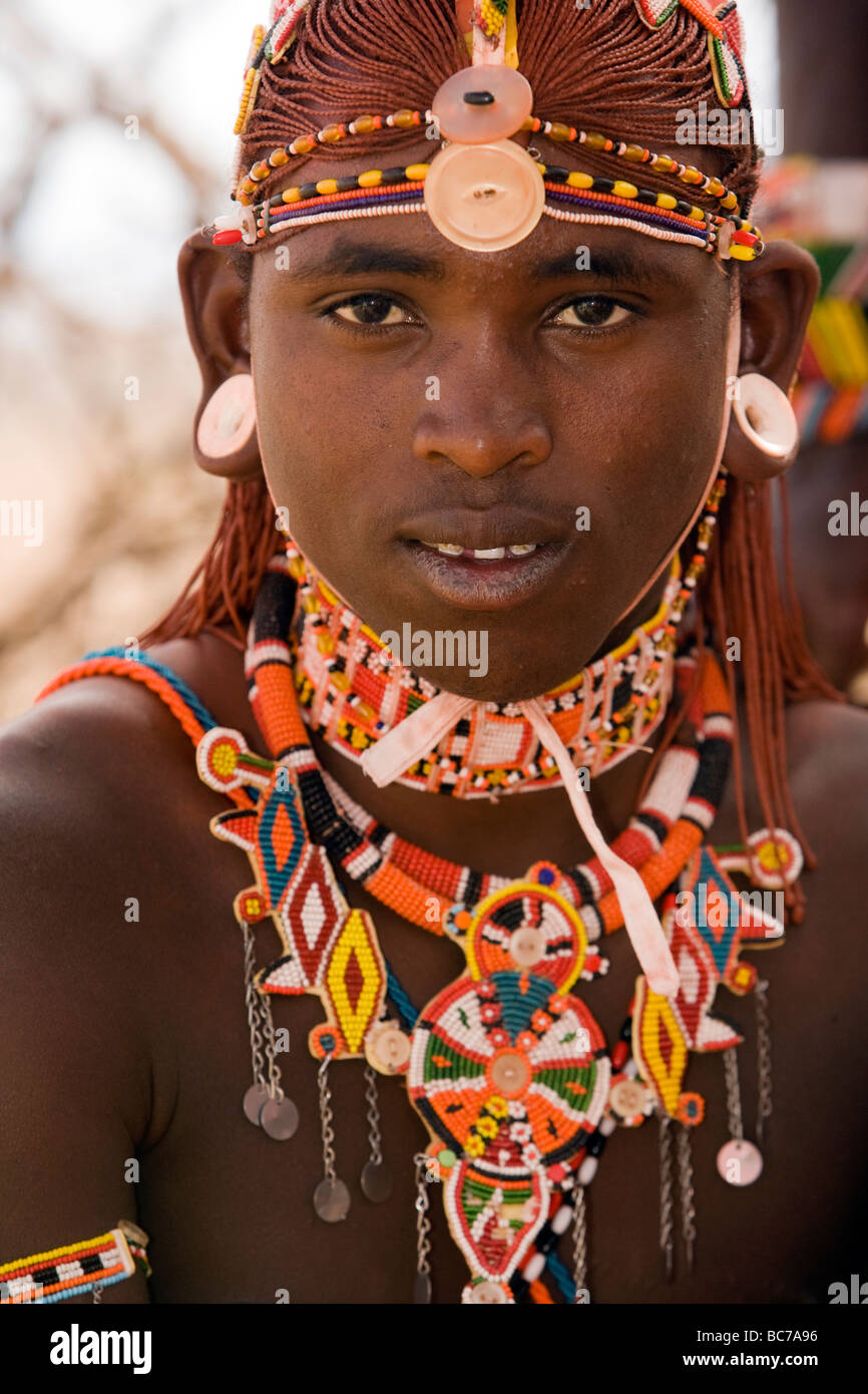 Kenya samburu tribe warrior hi-res stock photography and images - Alamy