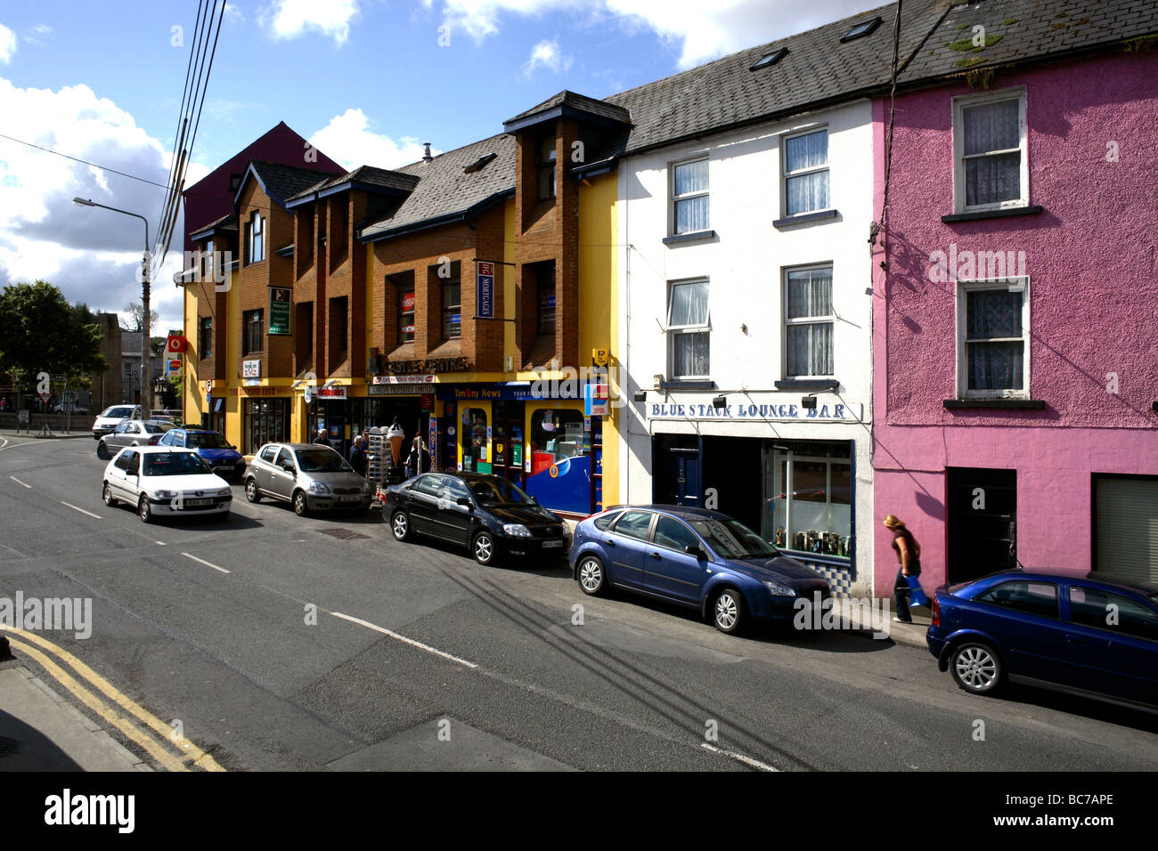 Main Street County Donegal Ireland Stock Photo - Alamy