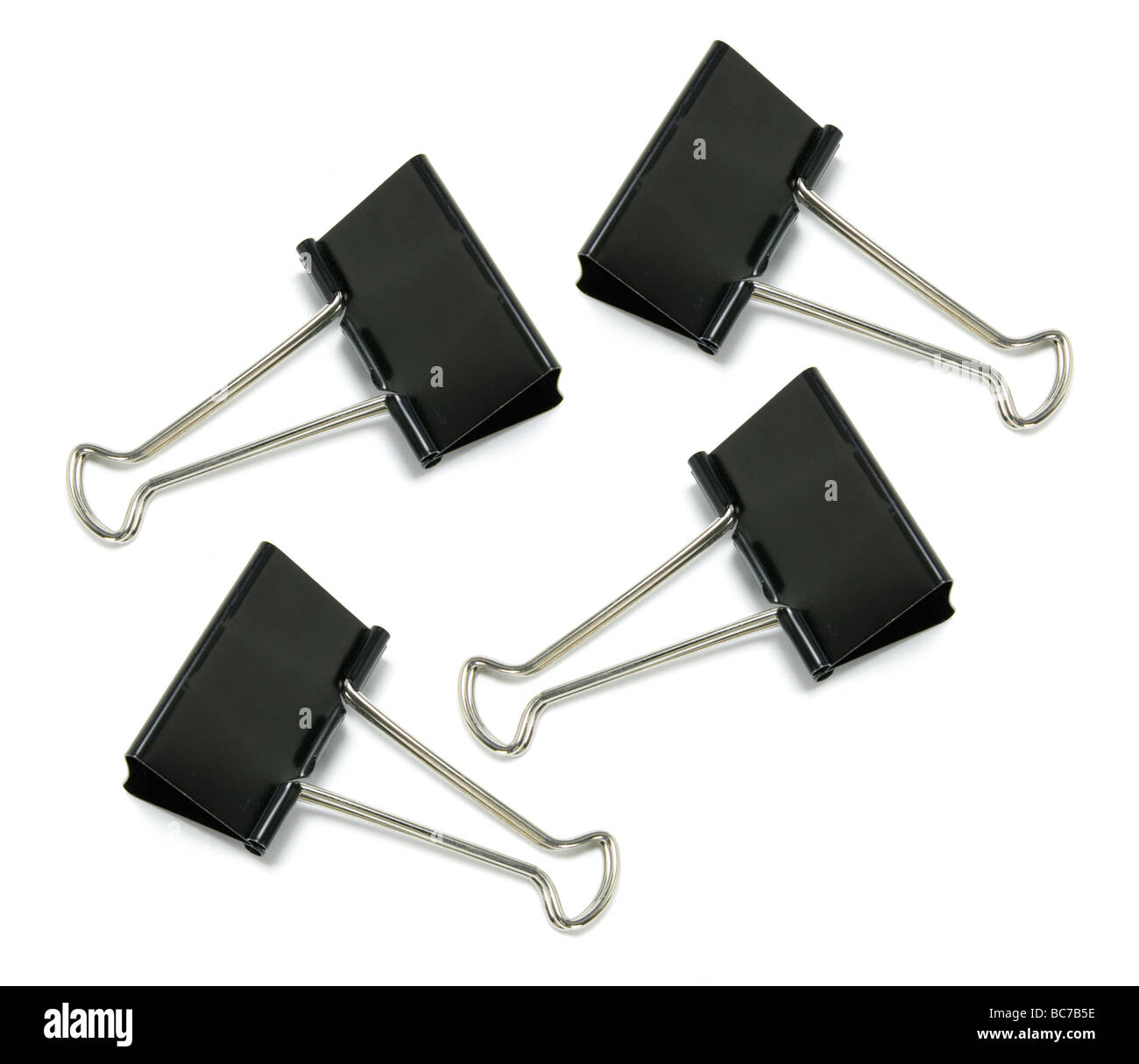 Foldback Paper Clips Stock Photo - Alamy