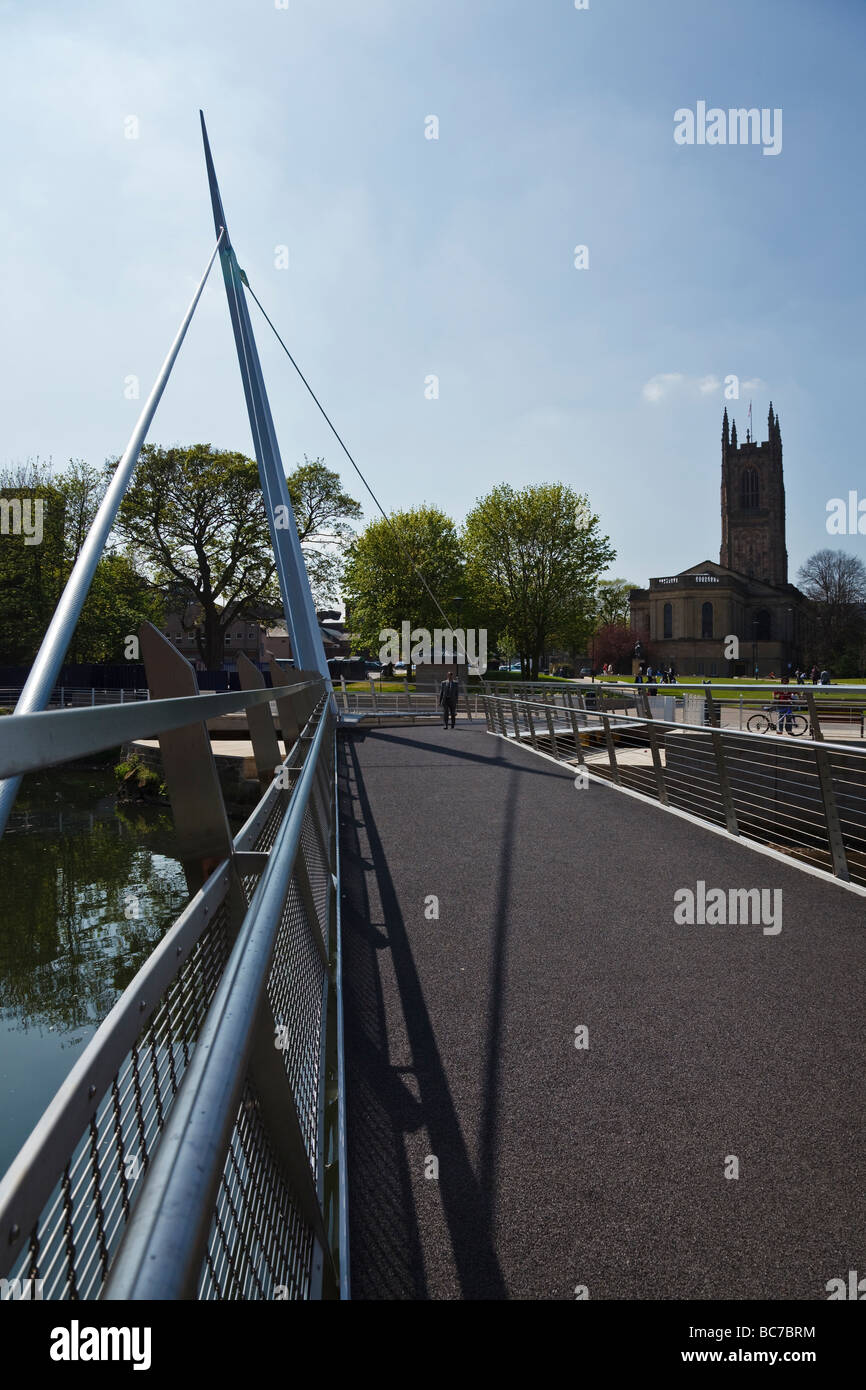 Derby cathedral bridge hi-res stock photography and images - Alamy