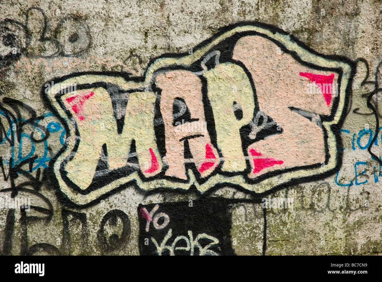 The Name Mark In Graffiti