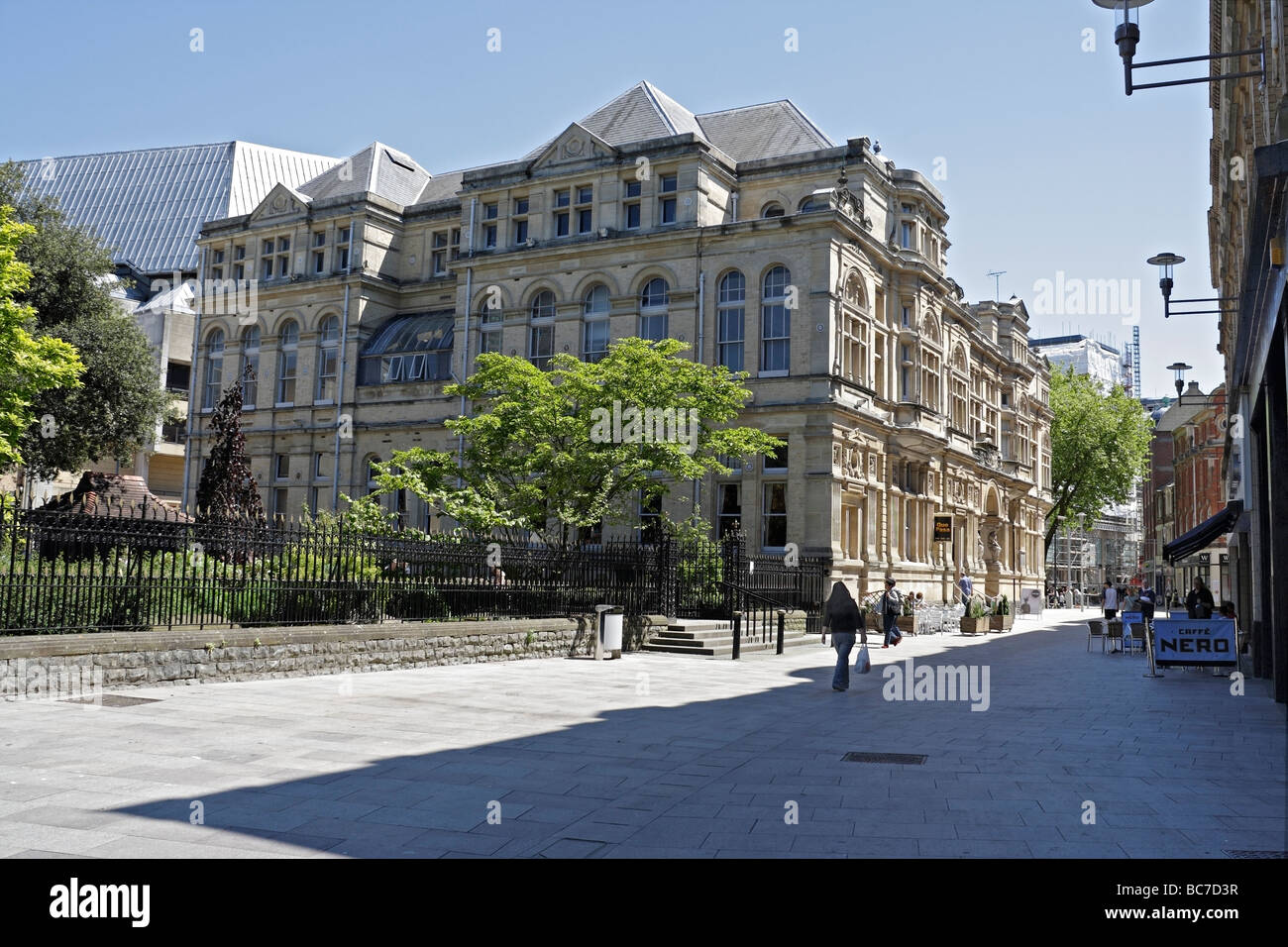 The former library in Cardiff city centre, Wales UK, now the Museum of ...
