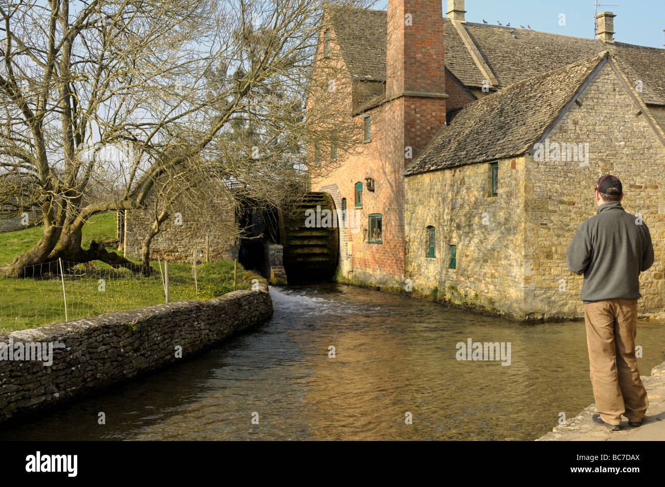 Old Water Mill at Lower Slaughter Stock Photo - Alamy