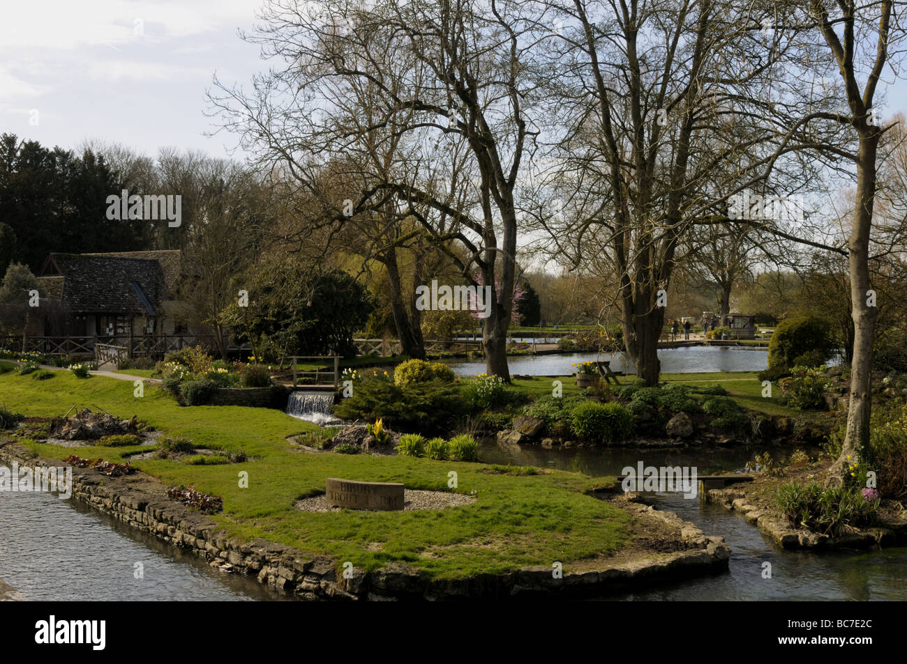 Bibury Trout Farm Stock Photo - Alamy