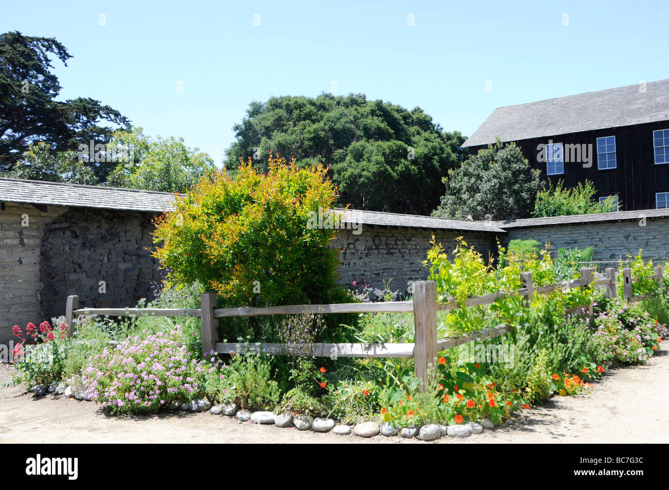 Vegetable Garden at Cooper-Molera Adobe in Historic Monterey ...