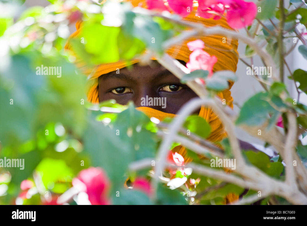 Black African Tuareg in Timbuktu Mali Stock Photo - Alamy