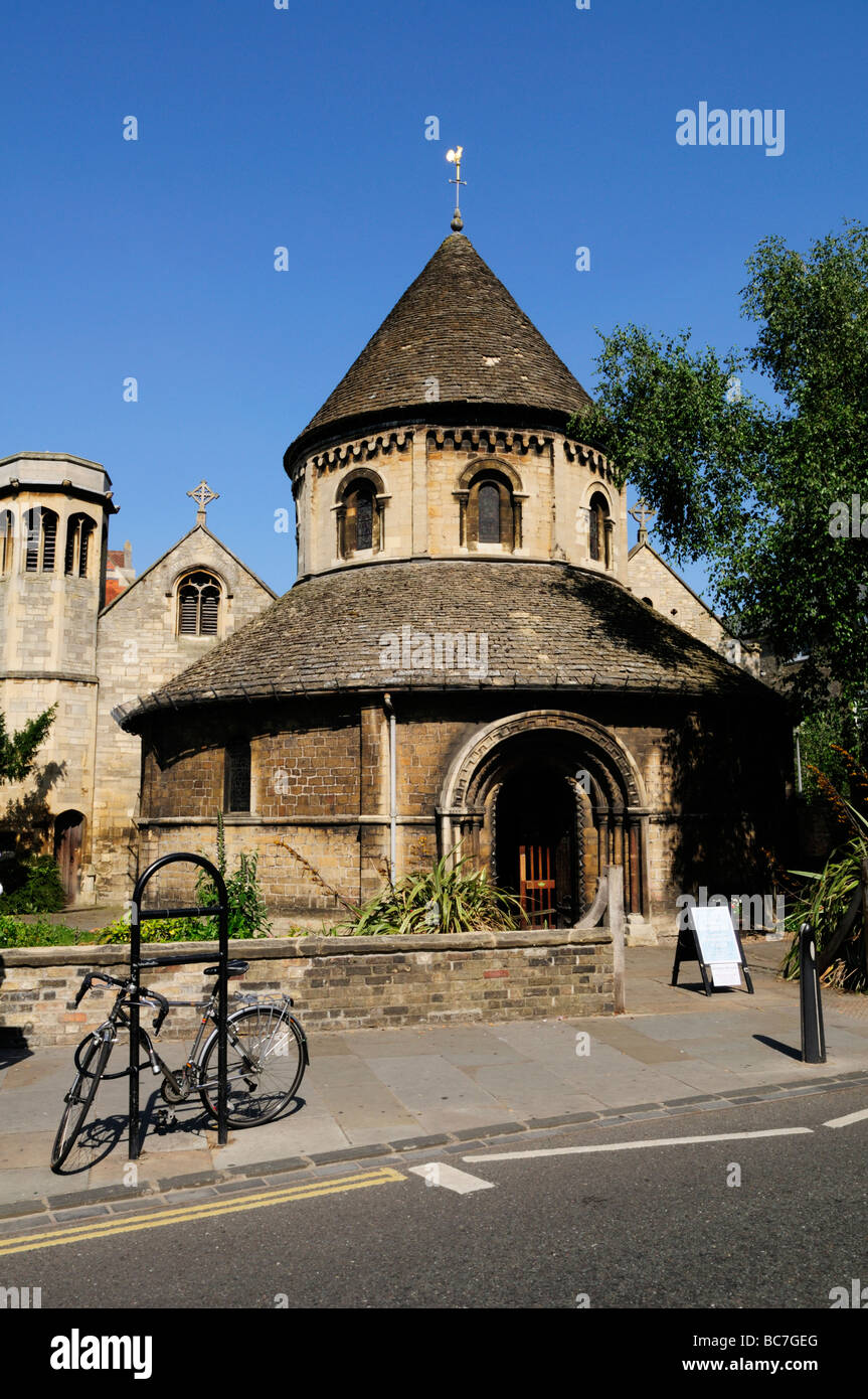 The Round Church in Bridge Street Cambridge England Uk Stock Photo - Alamy
