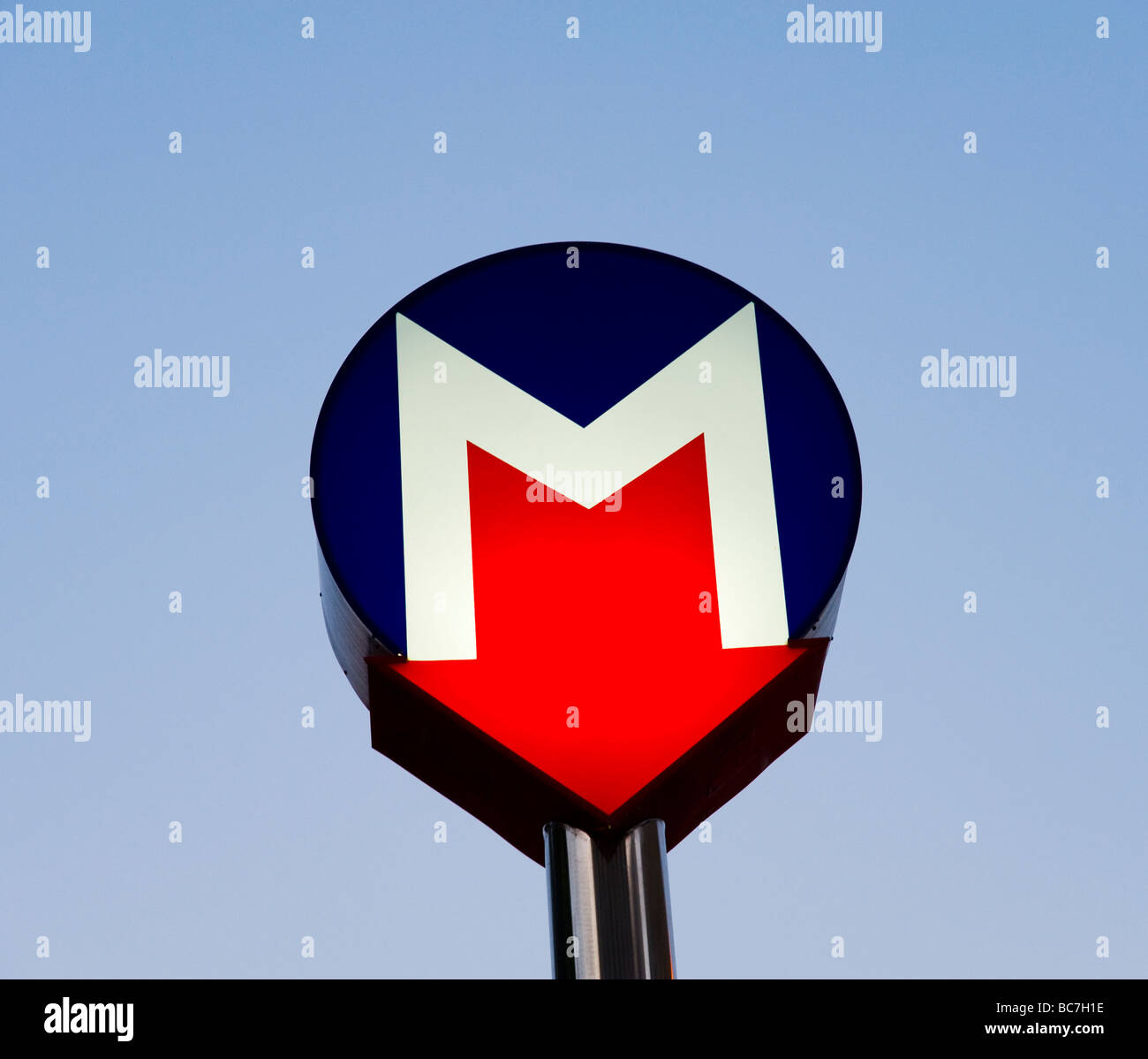 Metro sign in Istanbul Turkey Stock Photo - Alamy
