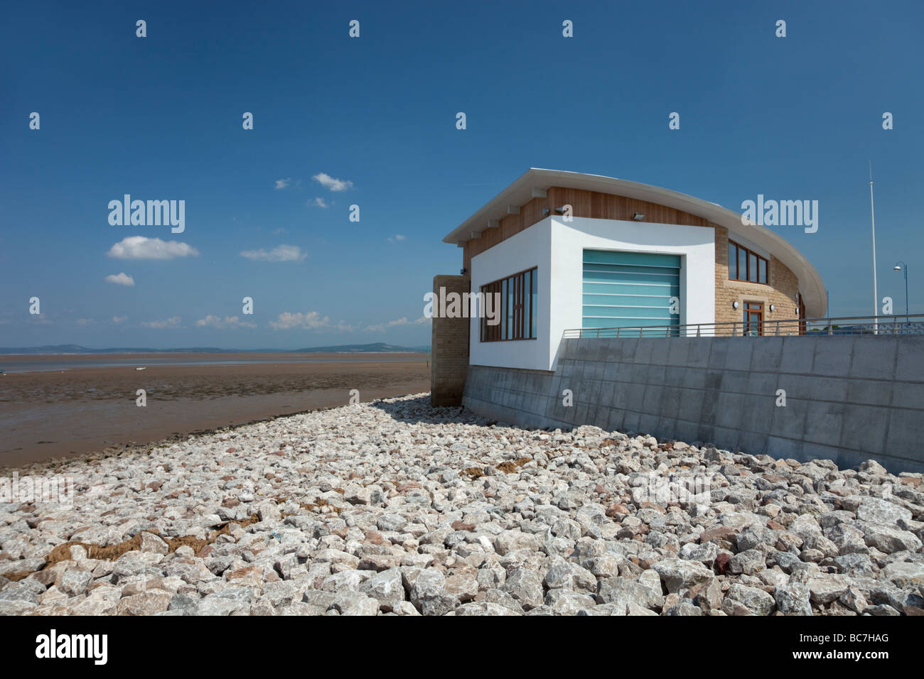 Morecambe new lifeboat building RNLI Stock Photo - Alamy