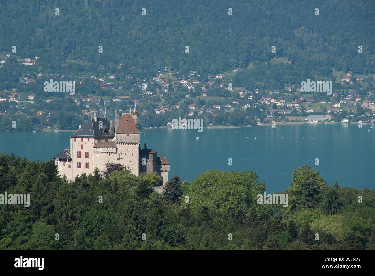 Château de Menthon Saint-Bernard, Lake Annecy, France Stock Photo - Alamy