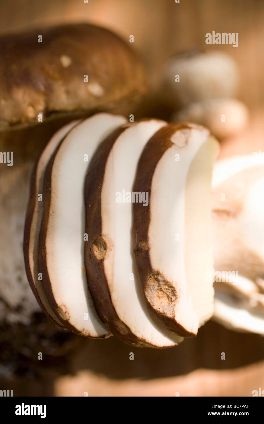 Ceps, whole and sliced (close-up Stock Photo - Alamy