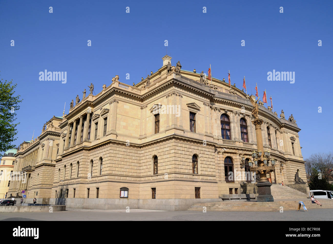 The Rudolfinum is a music auditorium and one of the most important neo ...
