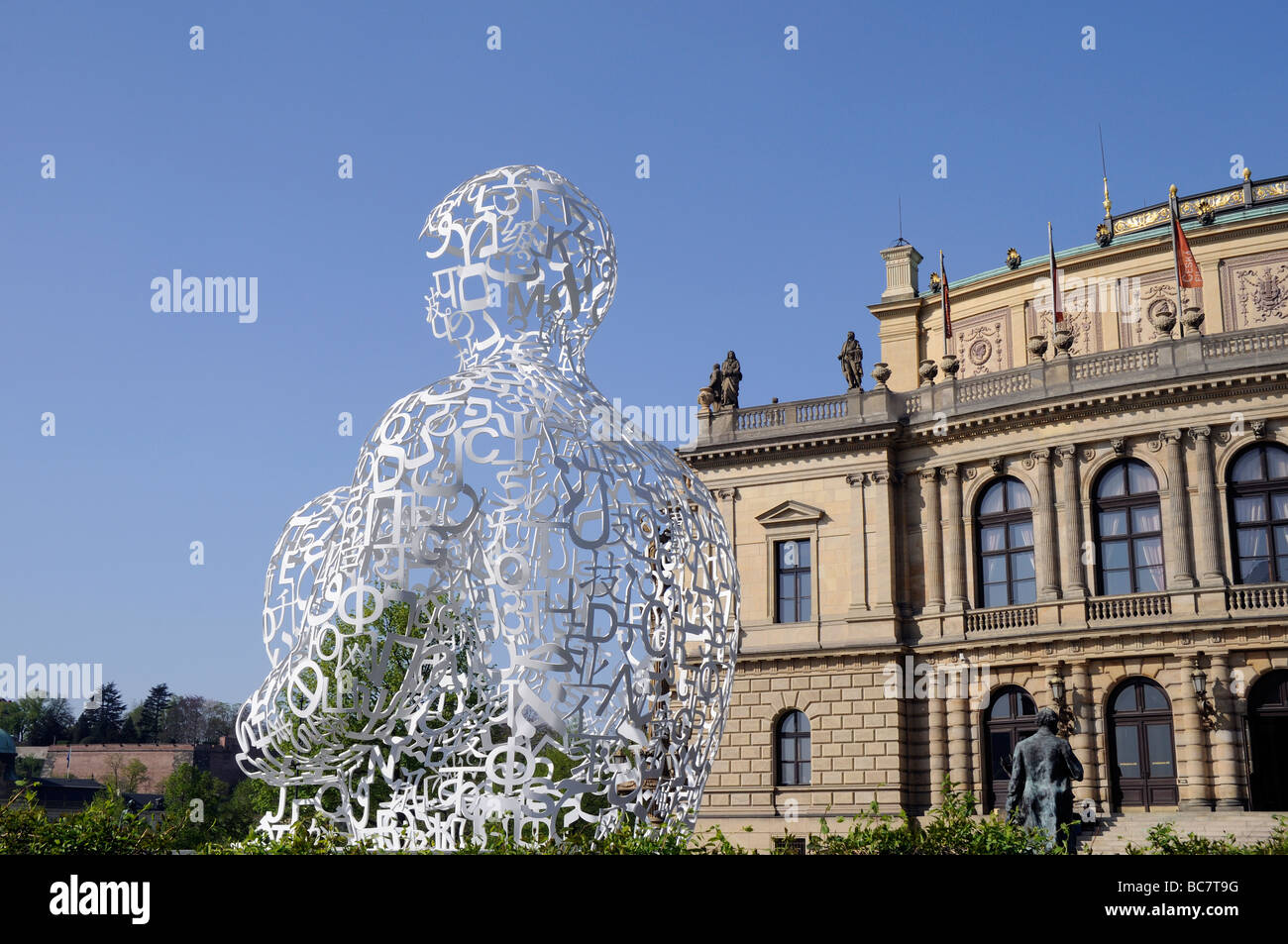 The Rudolfinum is a music auditorium and one of the most important neo ...