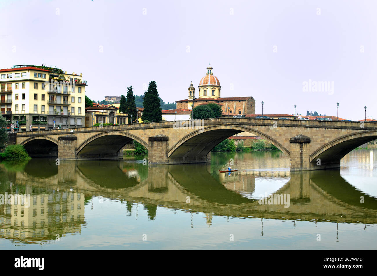 Bridge over the River Arno in Florence, Italy Stock Photo - Alamy