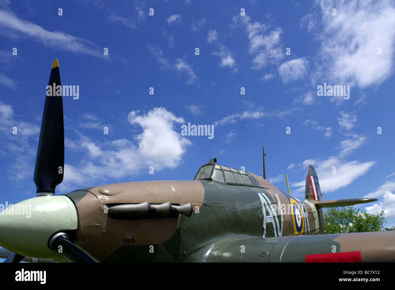 Hurricane in RAF Museum, London Stock Photo - Alamy