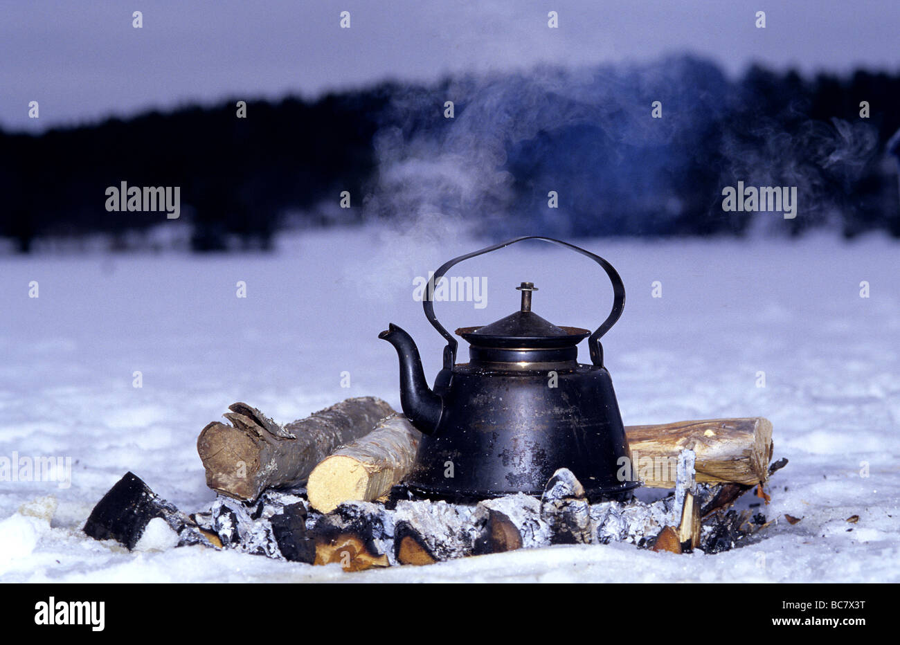 Campfire - Sweden Stock Photo - Alamy