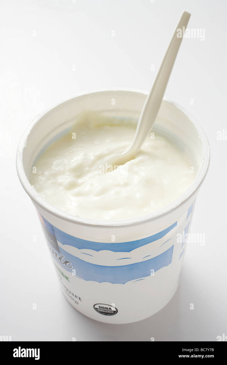 Natural yoghurt container hi-res stock photography and images - Alamy