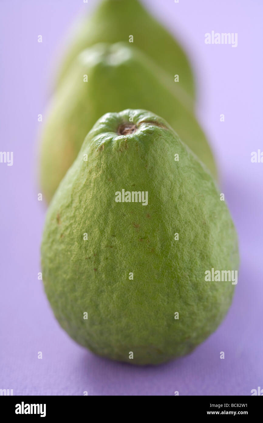 Three guavas Stock Photo - Alamy