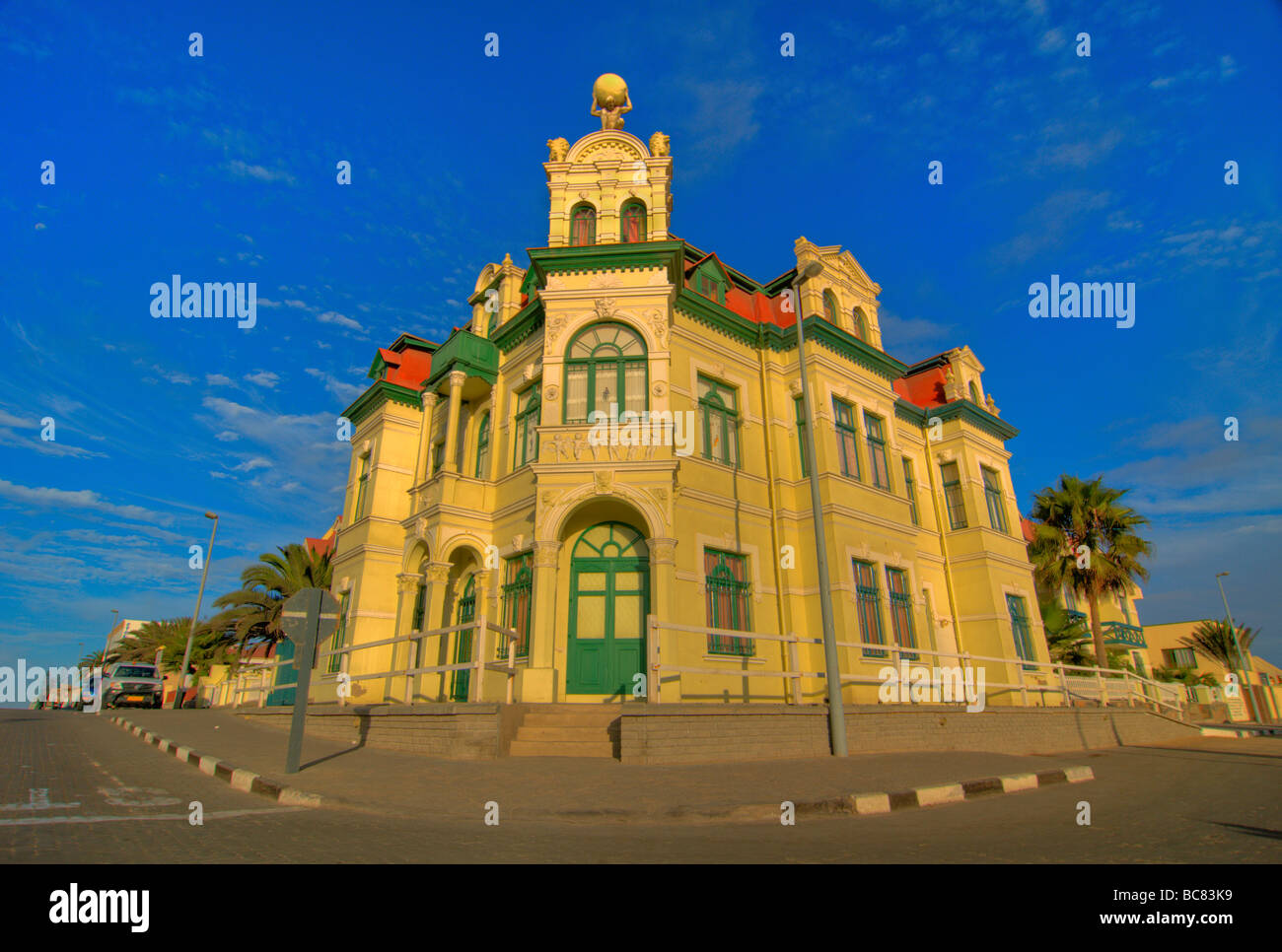 German colonial buildings in swakopmund hi-res stock photography and ...