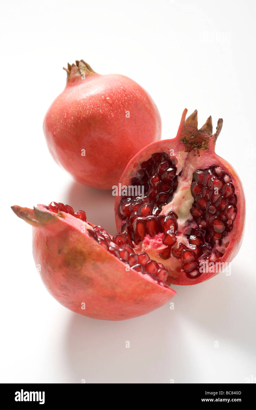 Two whole pomegranates hi-res stock photography and images - Alamy