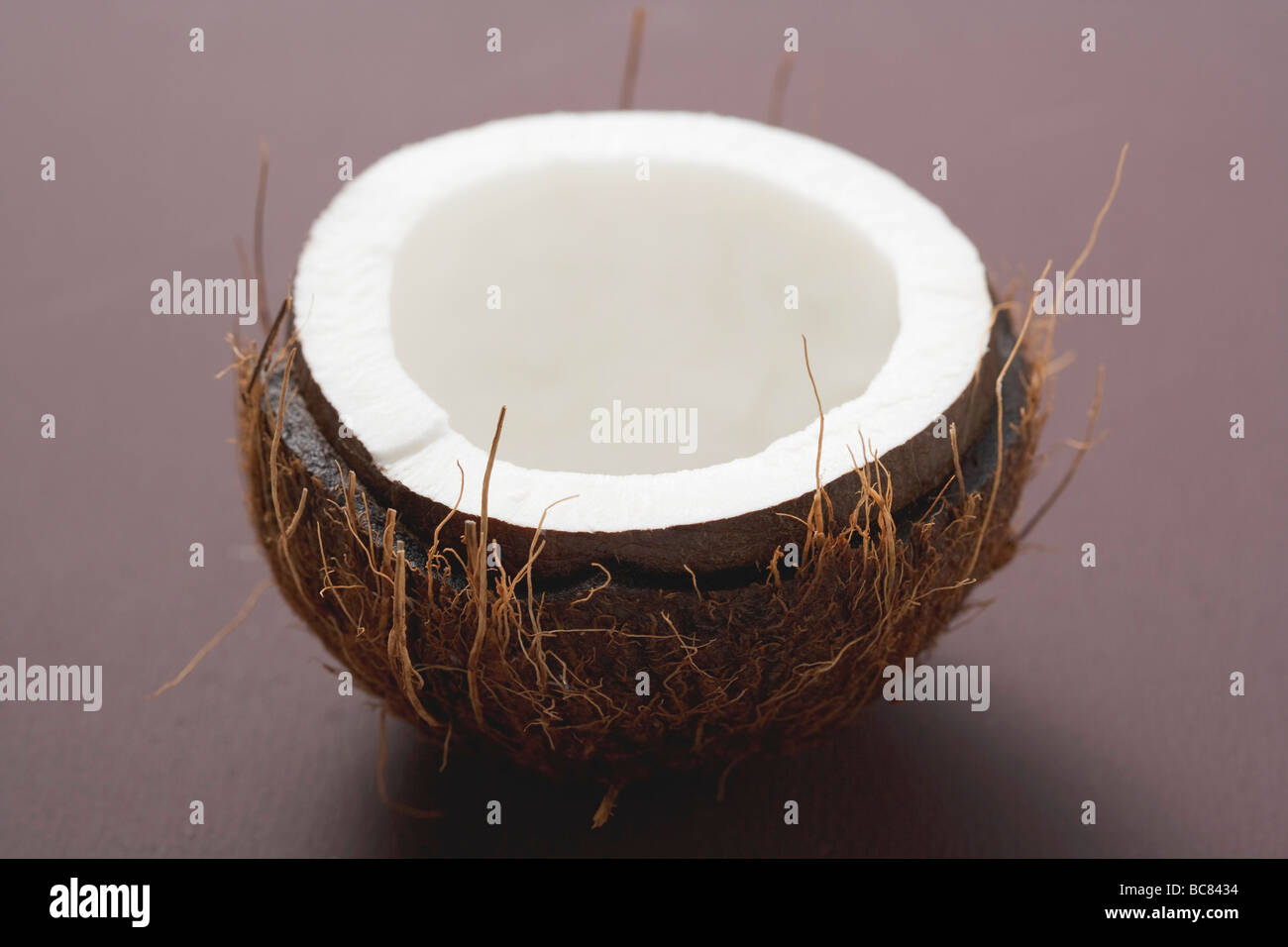 Half a coconut Stock Photo - Alamy