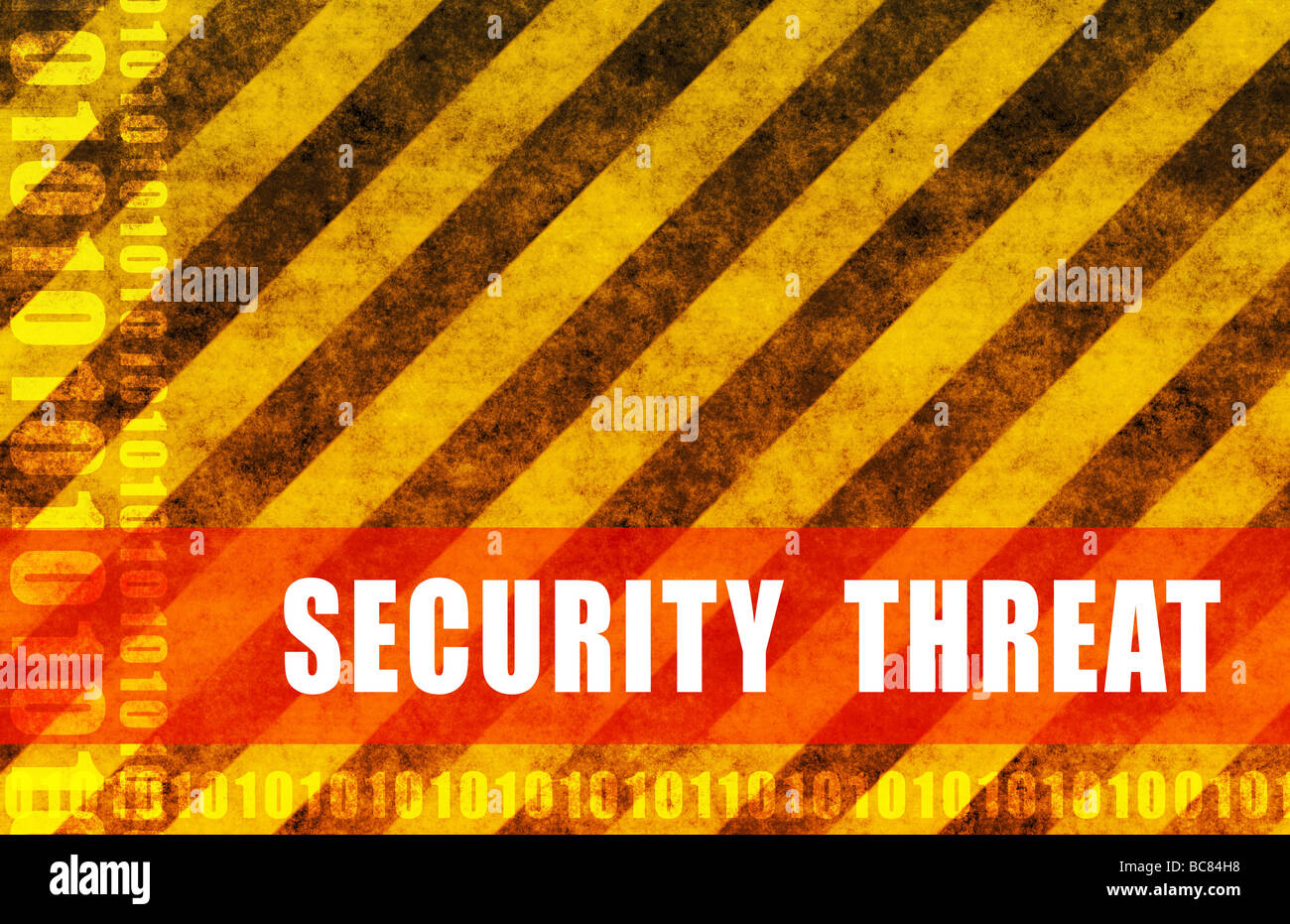 Security Threat Cyber National Warning as Abstract Stock Photo - Alamy