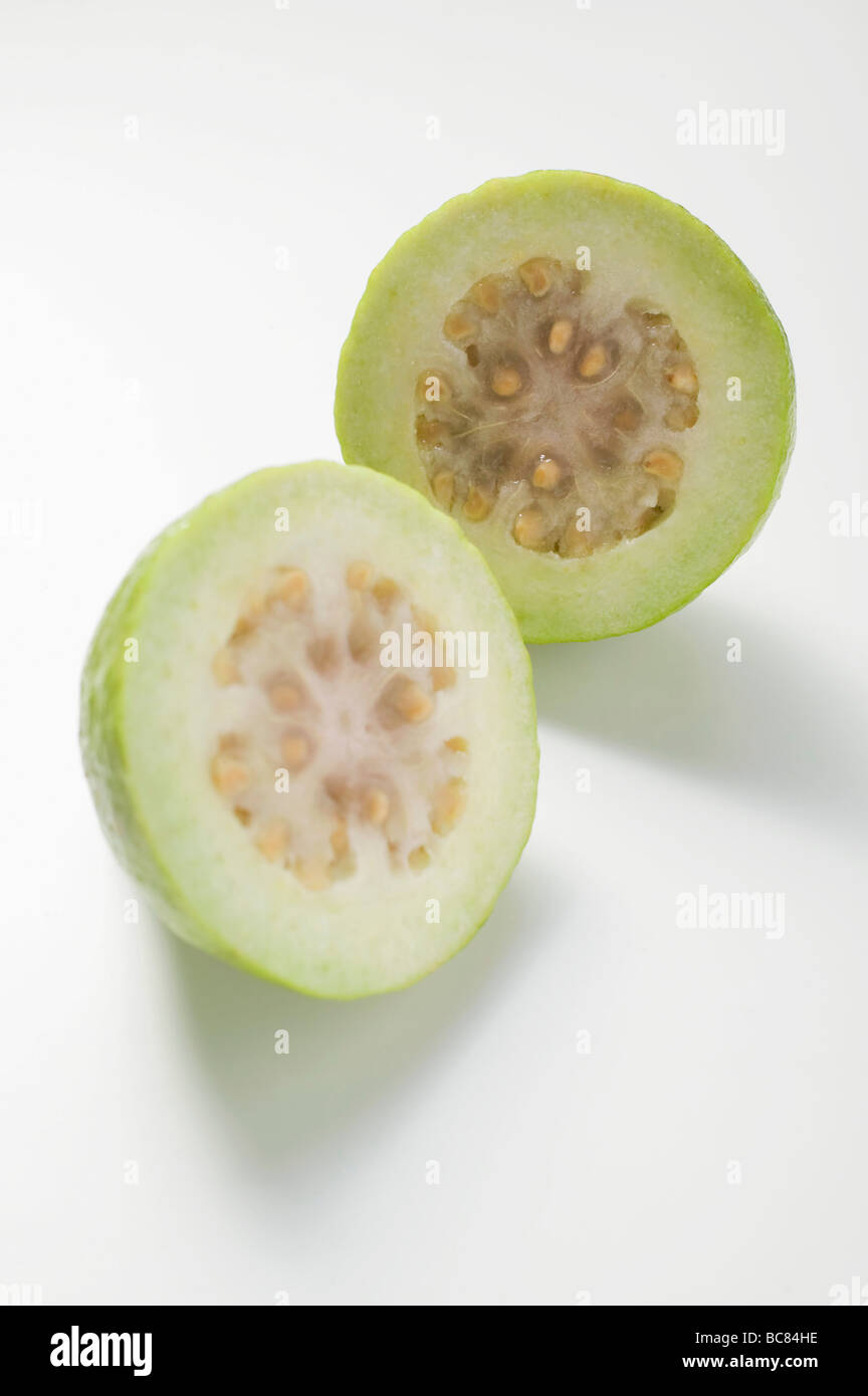 Guava, halved Stock Photo - Alamy