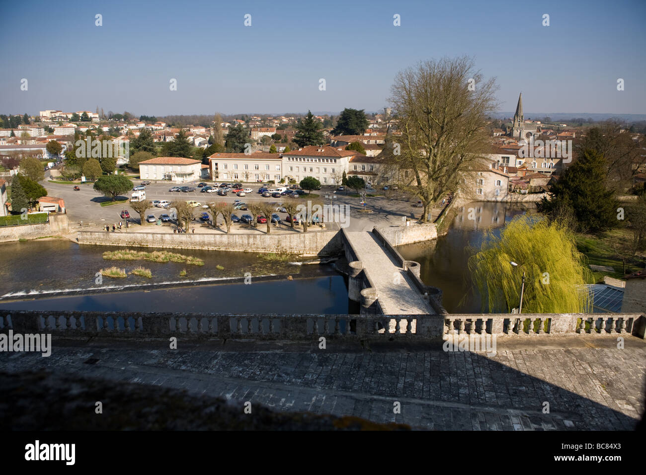 La Rochefoucauld Poitou Charente France Stock Photo - Alamy
