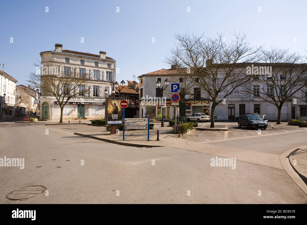 La Rochefoucauld Poitou Charente France Stock Photo - Alamy