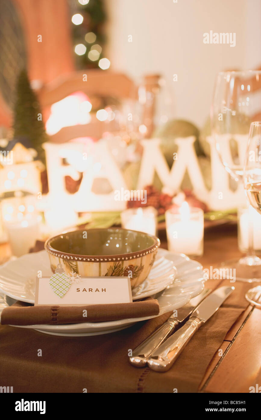 Romantic place card on hi-res stock photography and images - Alamy