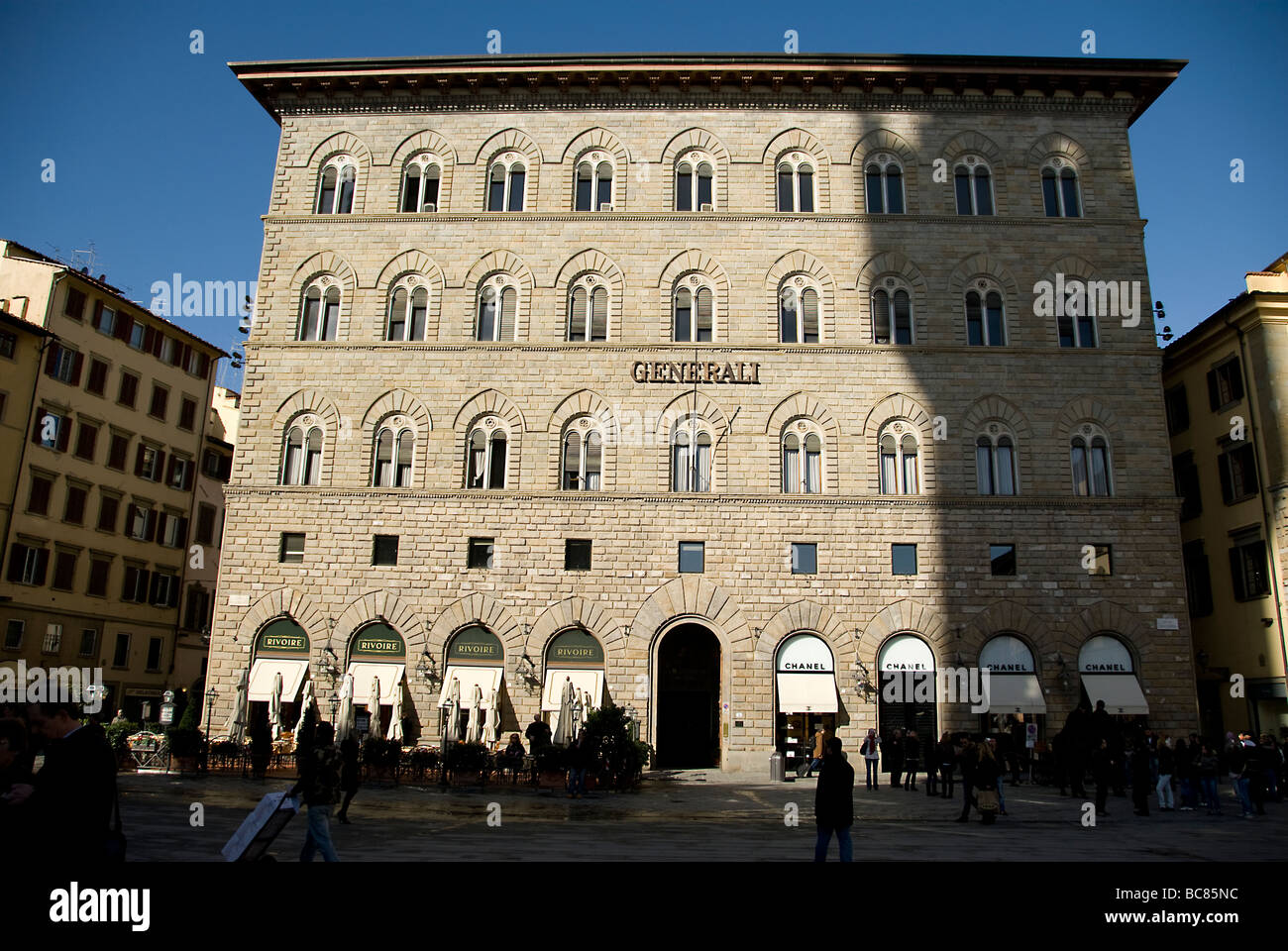 Palace facade - Florence - Italy Stock Photo - Alamy