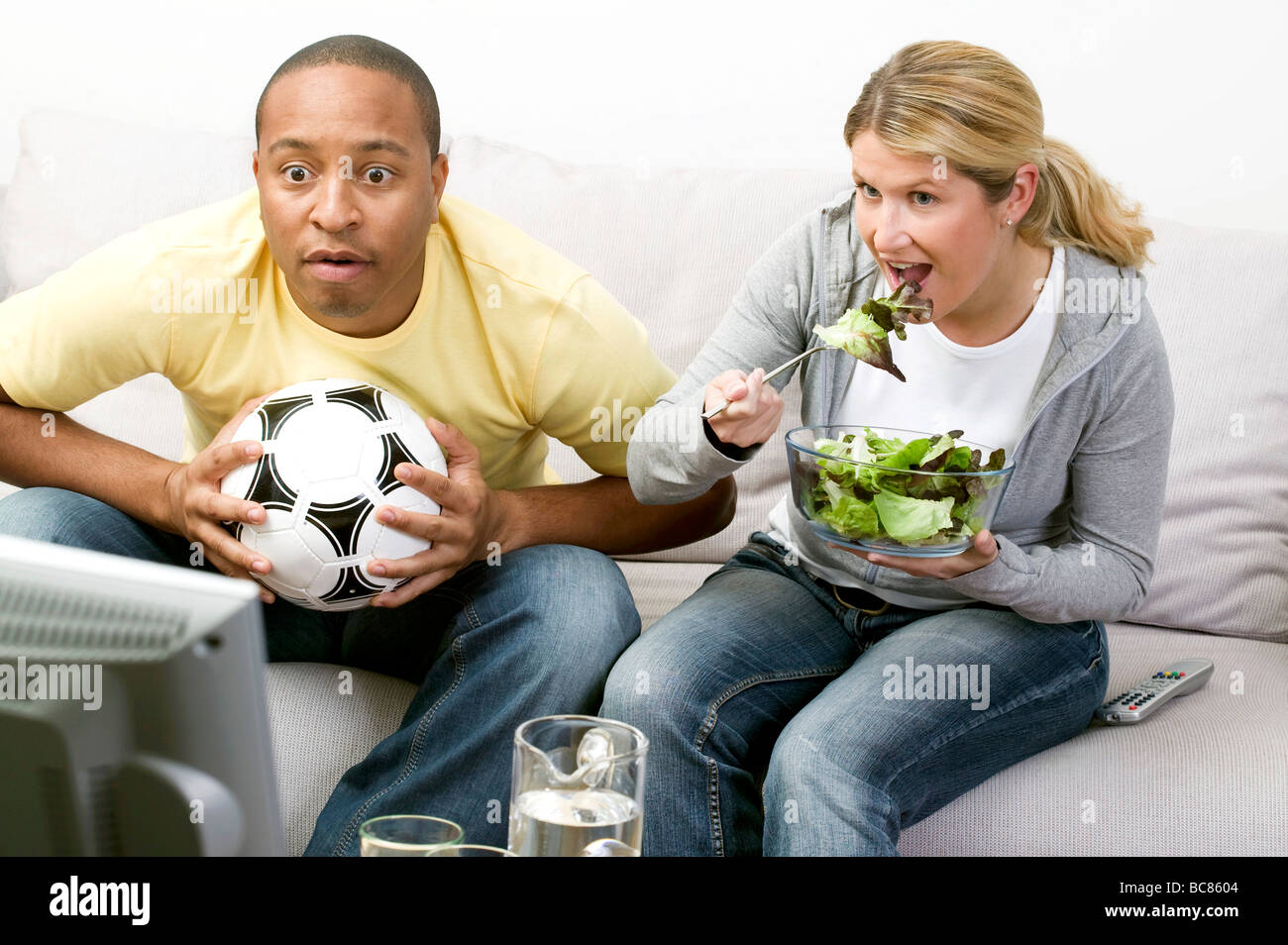 People consumed by tv hi-res stock photography and images - Alamy
